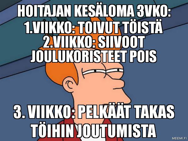 KOULUN PENKILTÄ HOITAJAKSI – VAIN HOITAJA VOI TIETÄÄ – Mansikkapilvi ...