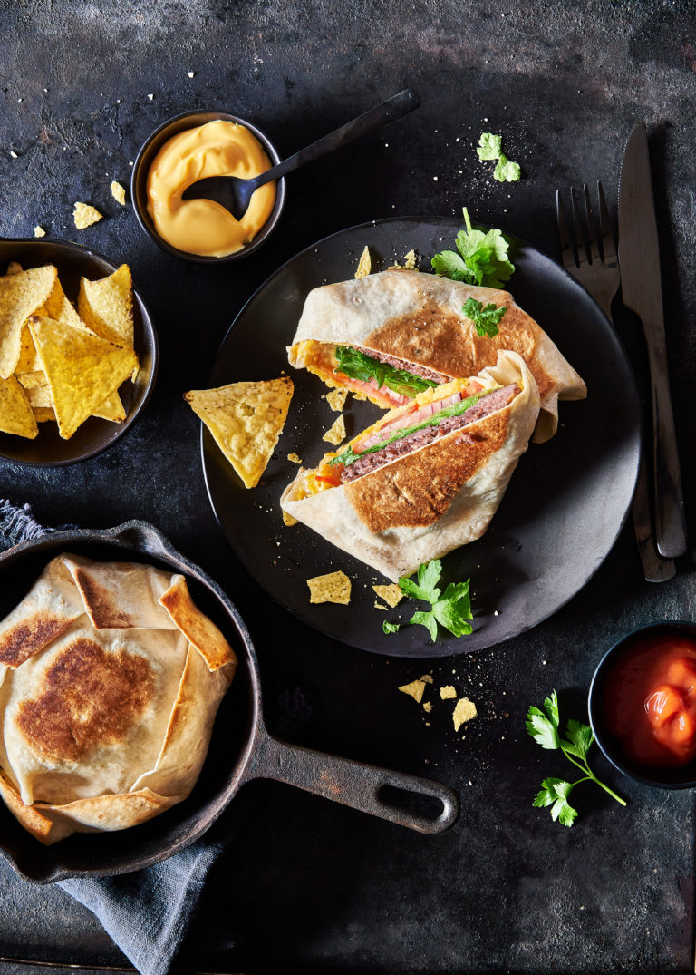 Burger crunchwrap – Perinneruokaa prkl | Meillä kotona